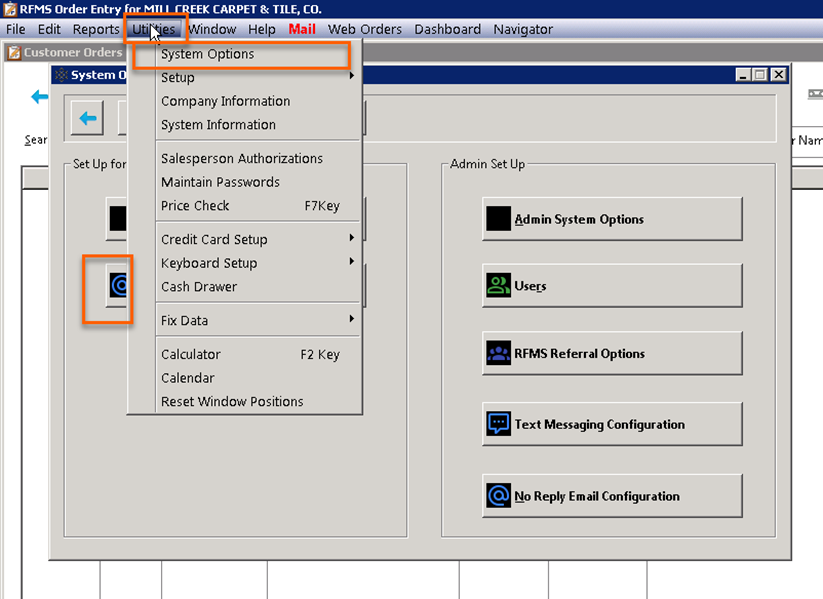 How to link your e-mail to RFMS – Mill Creek Technology Help Center