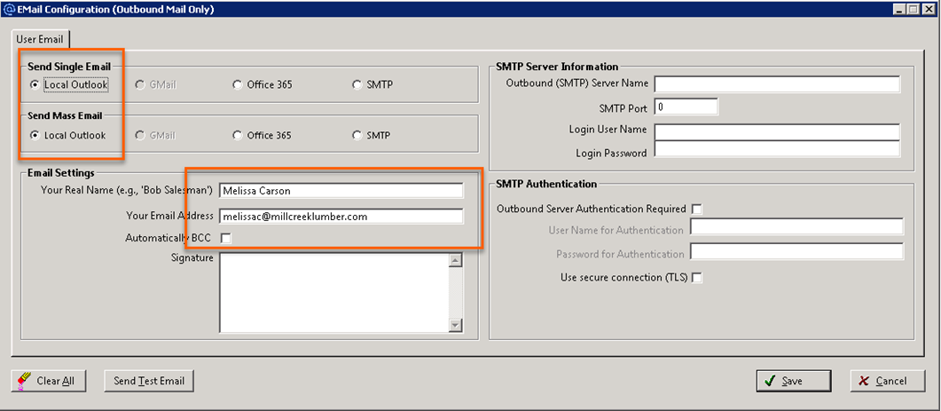 How to link your e-mail to RFMS – Mill Creek Technology Help Center